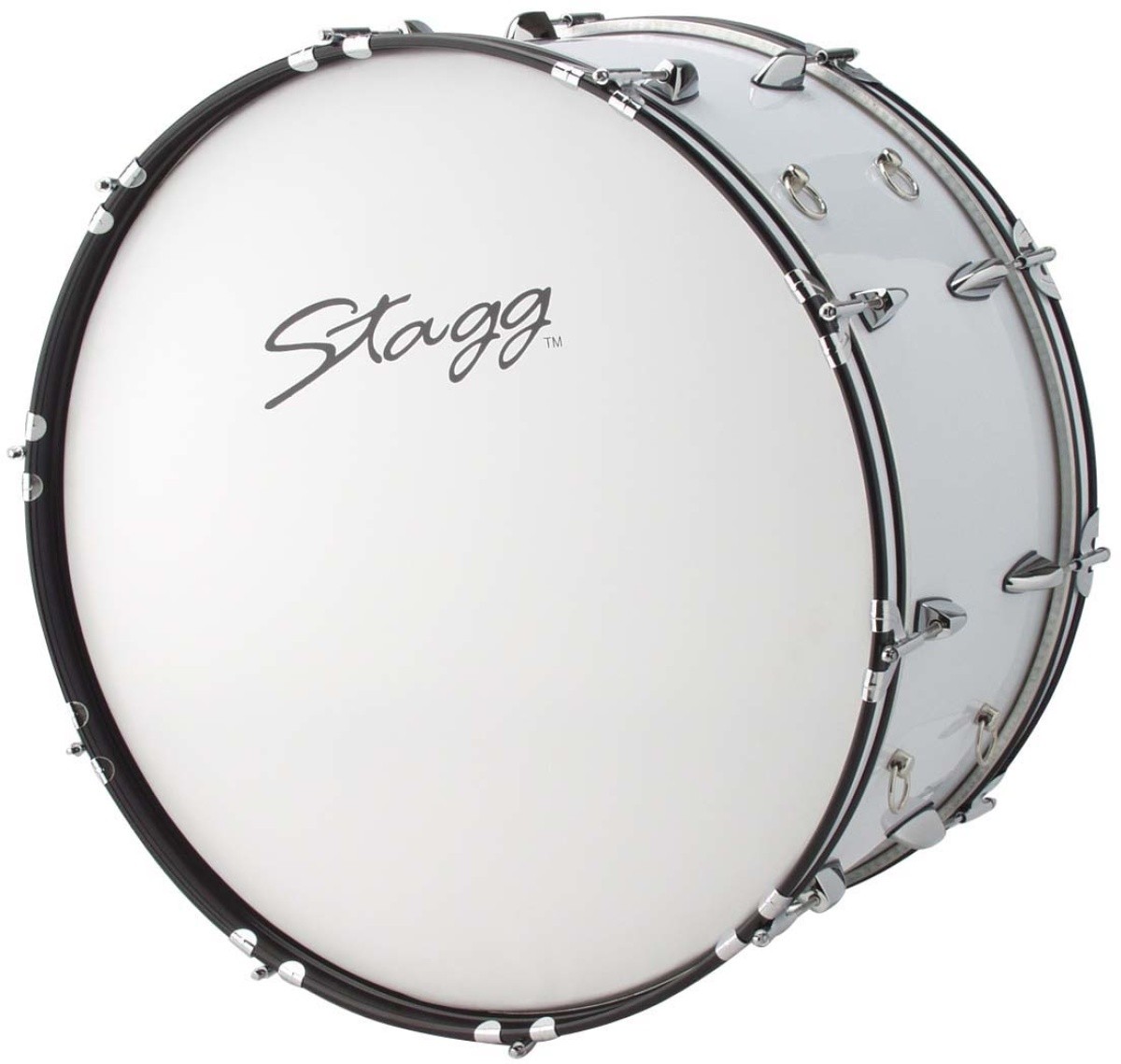 Stagg MBD-2612 12 Zoll x 26 Zoll Marching Bassdrum mit Riemen u ...