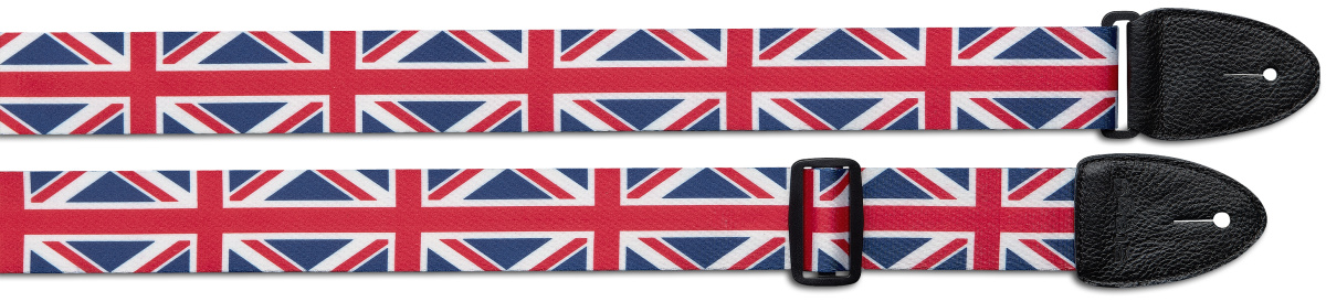 Terylen Gitarrengurt mit UK-Flagge Muster sicher und günstig kaufen ...
